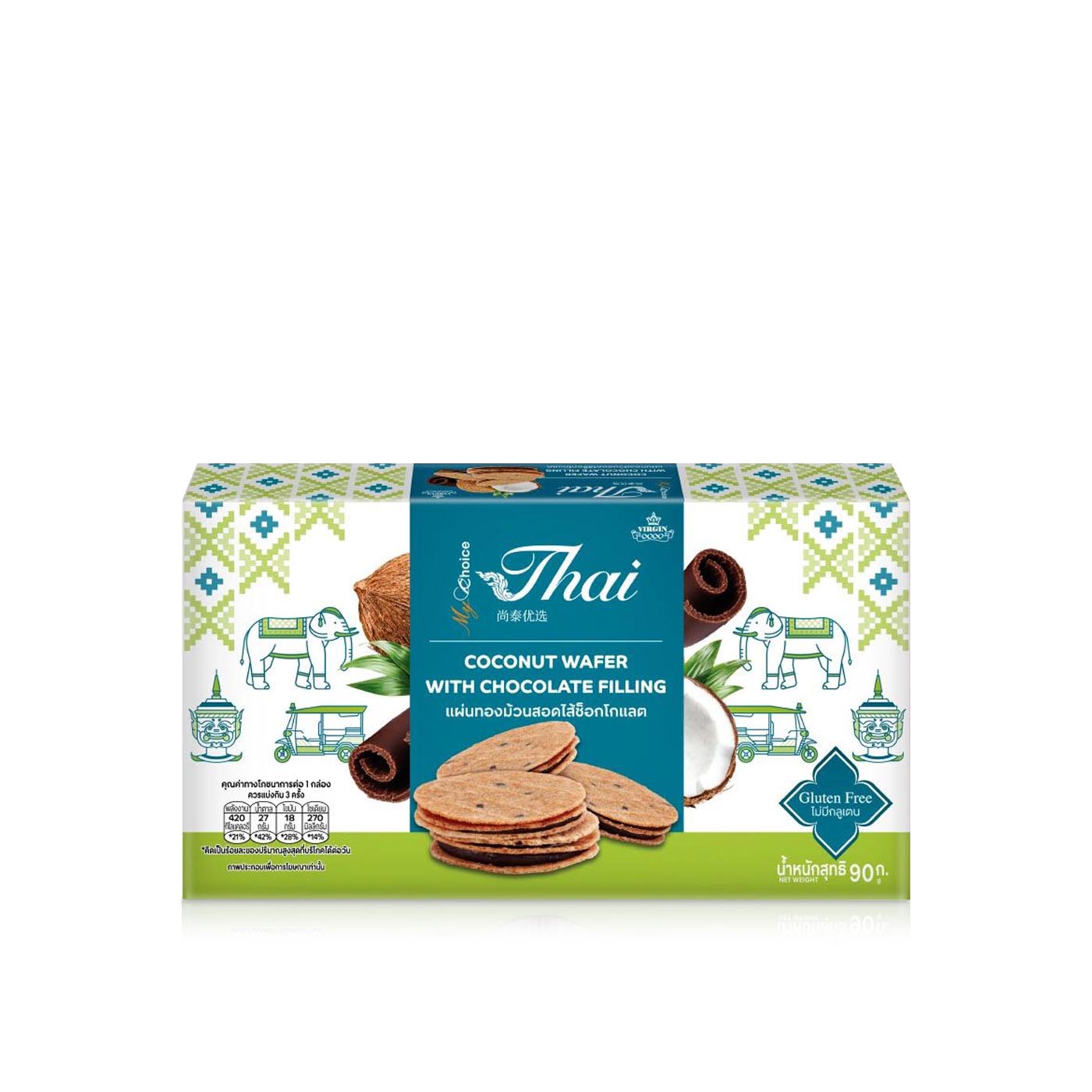 My Choice Thai Coconut Wafer with Chocolate Filling 90g - Spinneys ...