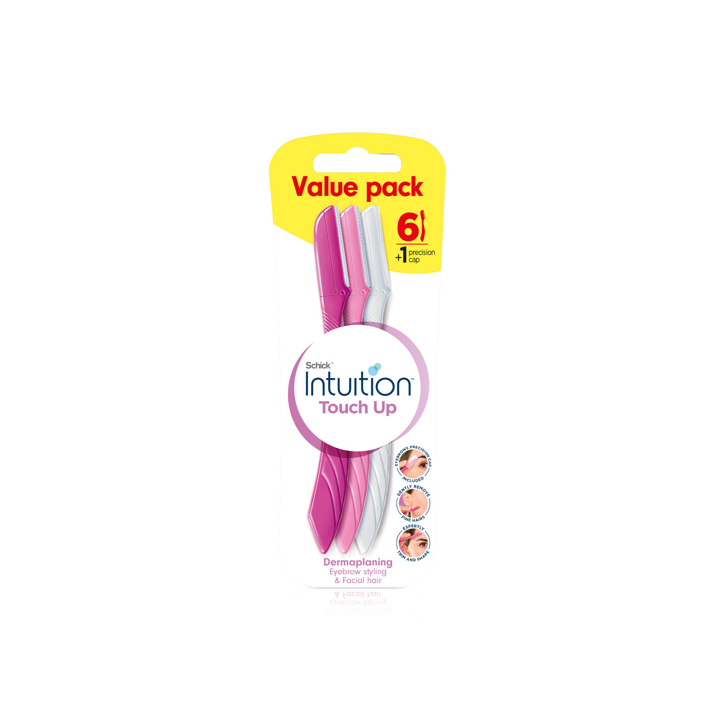 Schick Intuition Touch Up Razors x 6