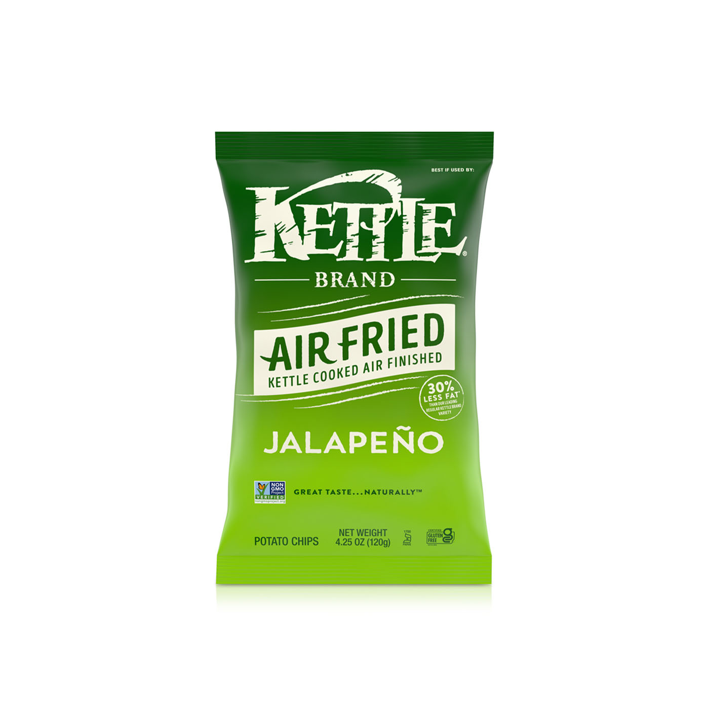Kettle Air Fried Potato Jalapeno Chips 120g - Spinneys United Arab Emirates