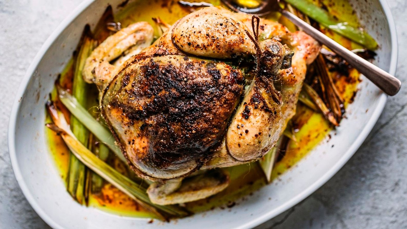 Easy lemon roast chicken recipe